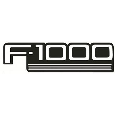 Emblema F1000 - F1000 1999 Ate 2000